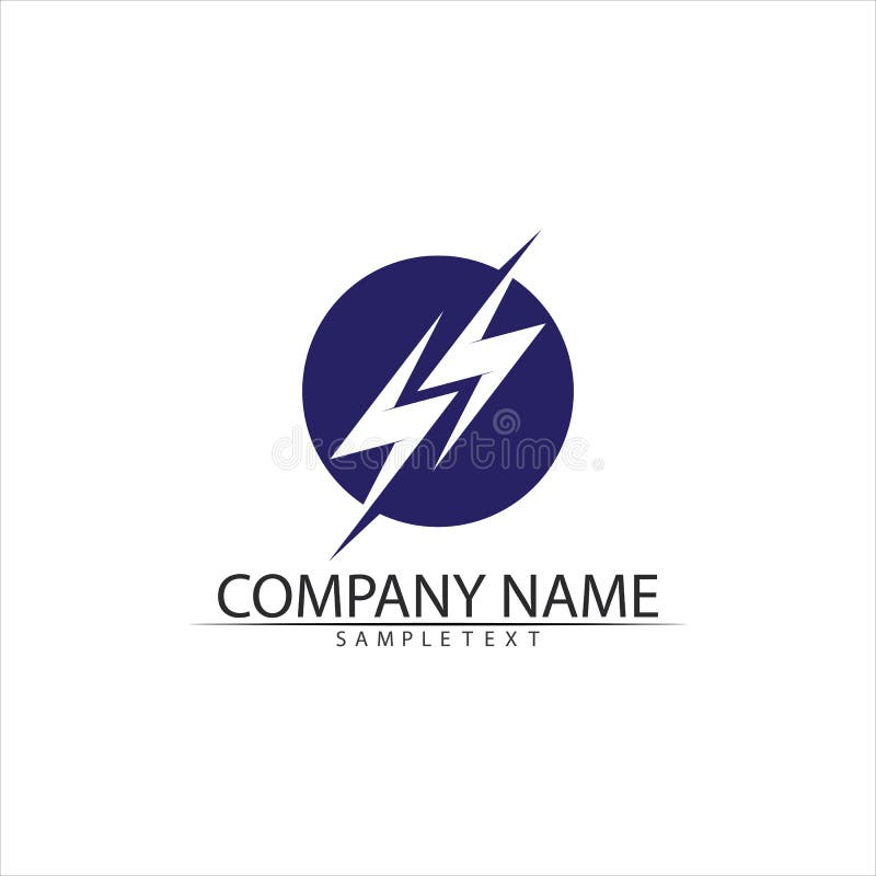 Flash Electric Vector Lightning Icon Logo and Symbols Stock ...