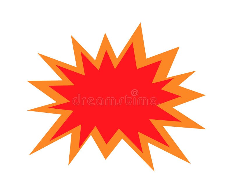 Flash Explosion Icon stock vector. Illustration of vector - 276001798
