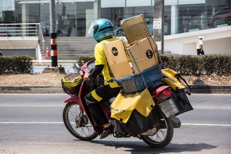Flash Express and Logistics Mini Container Motorcycle Editorial Photo ...