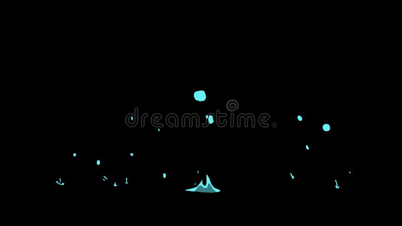 Flash FX Liquid Splash. Hand Drawn and Frame by Frame Animated Stock ...