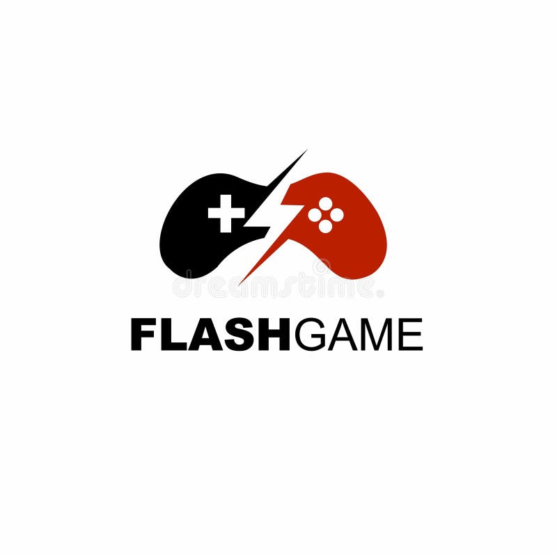 Flash Game Logo Design Concept Stock Vector - Illustration of presentation, text: 341499052