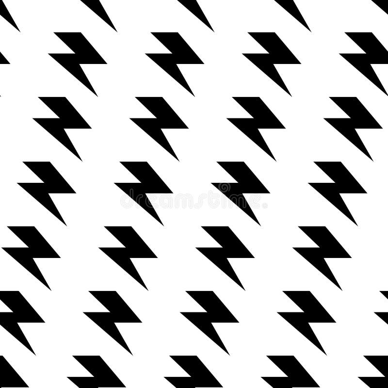 Flash Graphic Element Seamless Background, Thunder Modern Cover Pattern ...