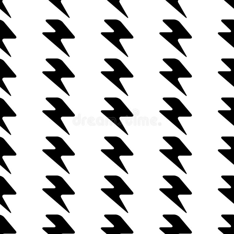 Flash Graphic Element Seamless Background, Thunder Modern Cover Pattern ...