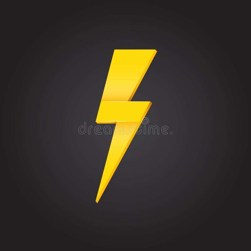 Flash icon stock vector. Illustration of bolt, sign, modern - 52354812