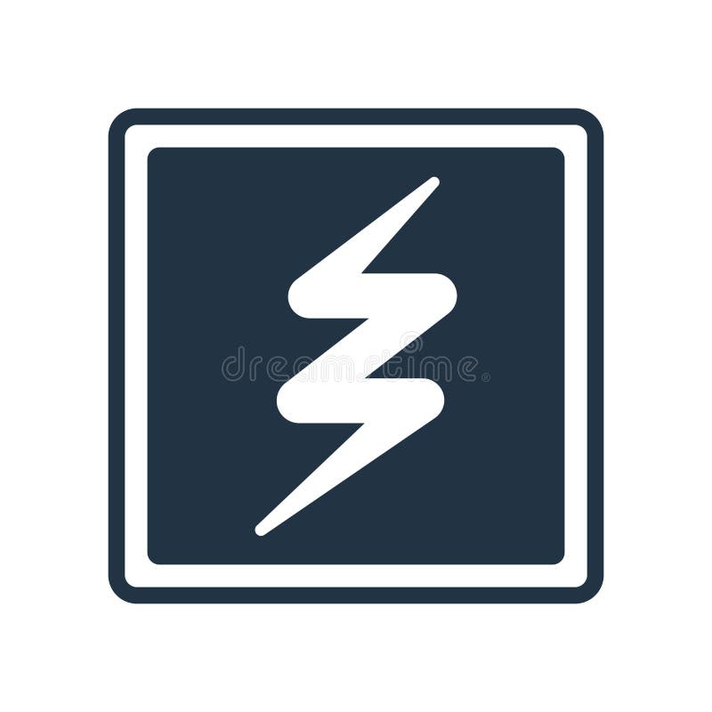 Flash Icon Vector Isolated on White Background, Flash Sign Stock Vector ...