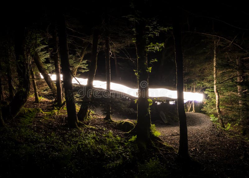 Flash of Light on the Appalachian Trail Stock Photo - Image of outdoor ...