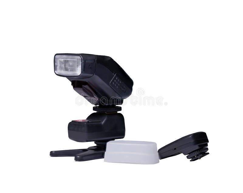 Camera Trigger Flash for DSLR Camera on White Isolation Background 01 ...