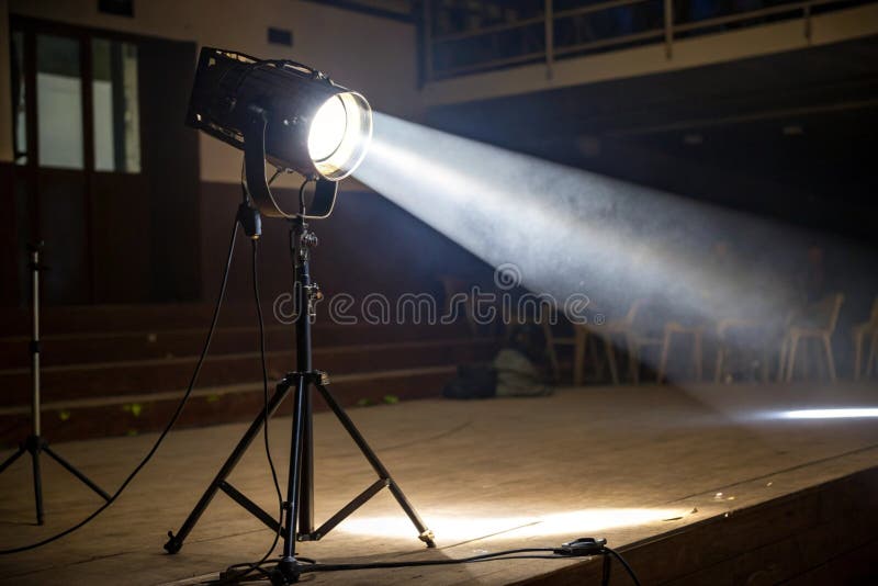 Flash Light Effect Lamp Spot, Spotlight, Projector Stock Illustration ...