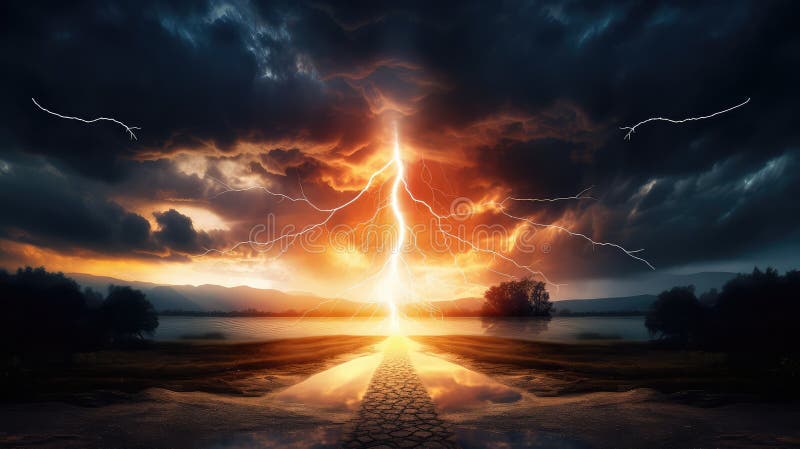 Flash light explosion stock illustration. Illustration of phenomenon ...