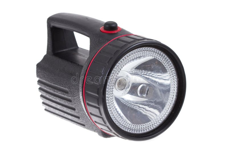 Flash Light isolated stock photo. Image of batteries - 23236612