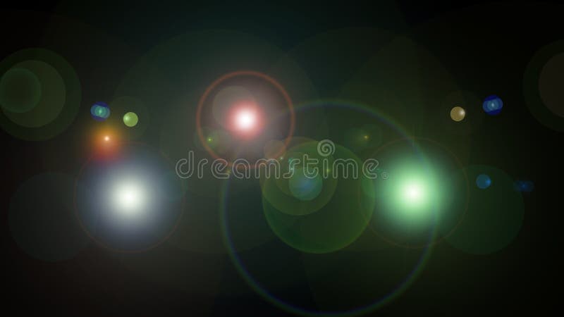 Flash Light Lens Flare Abstract Stock Illustration - Illustration of ...