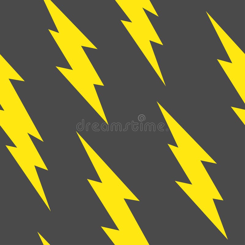 Flash, Lightning Bolt Seamless Pattern Stock Vector - Illustration of ...