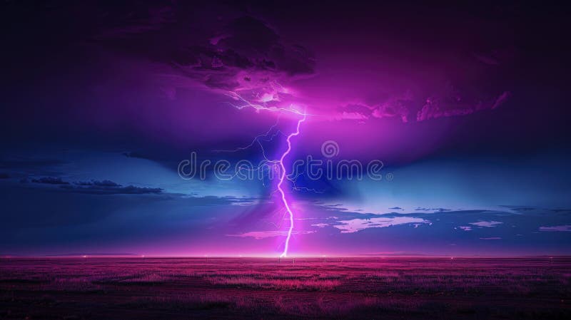 Powerful Electrical Current Energy. Stock Illustration - Illustration ...