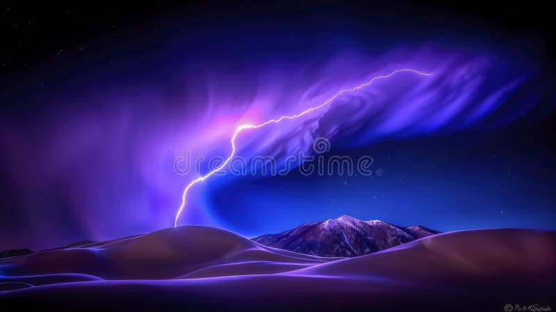 Powerful Electrical Current Energy. Stock Illustration - Illustration ...