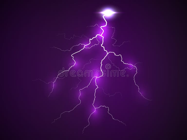 Electric Lightning Effect Purple Stock Illustrations – 1,345 Electric ...