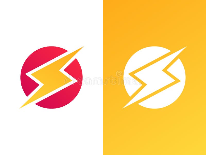 Flash Company Logo stock vector. Illustration of brand - 208412754