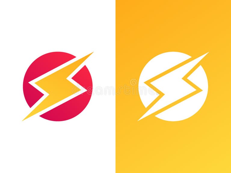 Flash Company Logo stock vector. Illustration of brand - 208412754