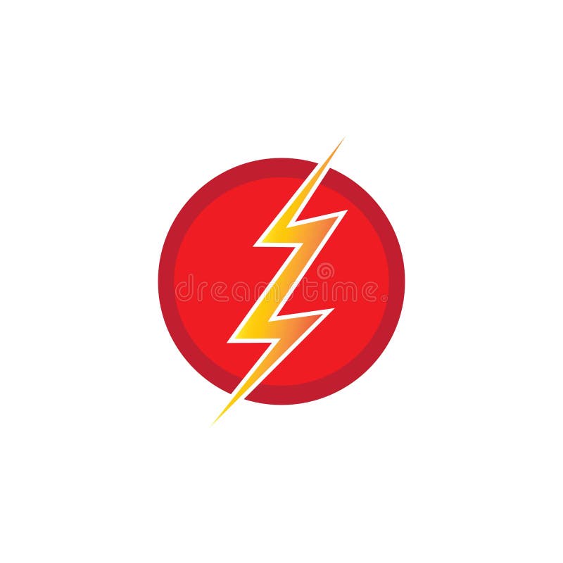 Flash Logo Design Thunderbolt Symbol Energy Power Stock Vector ...