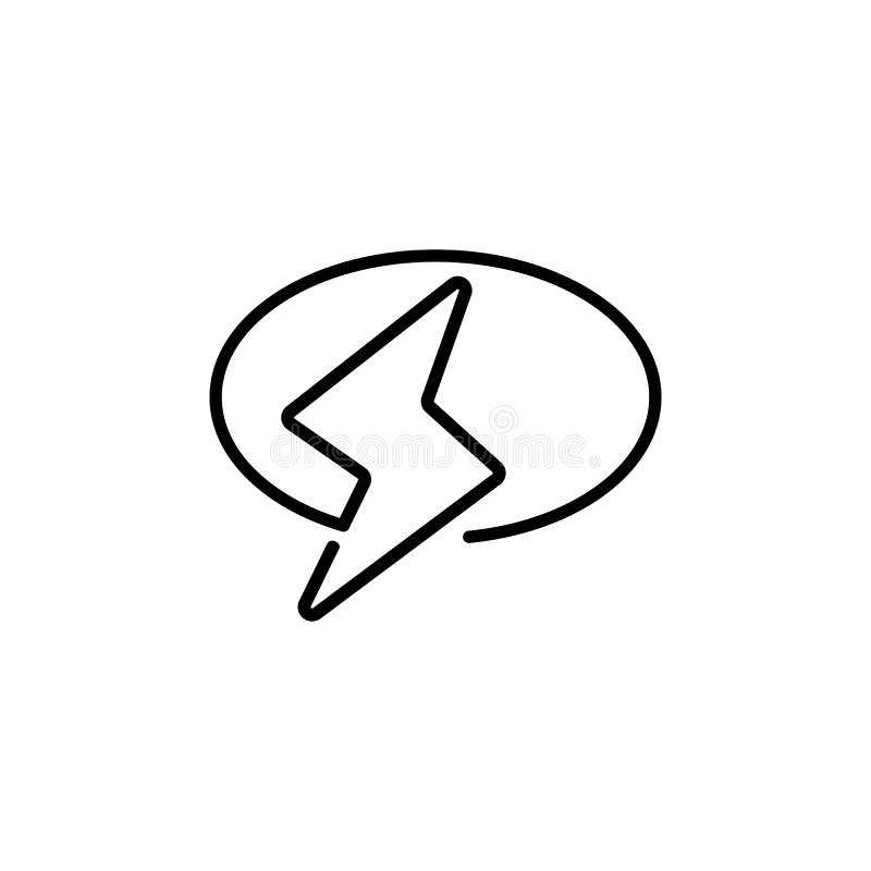 Flash Logo Symbol Electrical Vector Icon Element Isolated Stock Vector ...