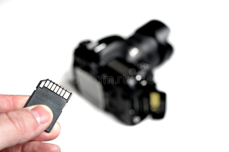 Flash Memory Card SD for Camera Digital Stock Image - Image of memory ...