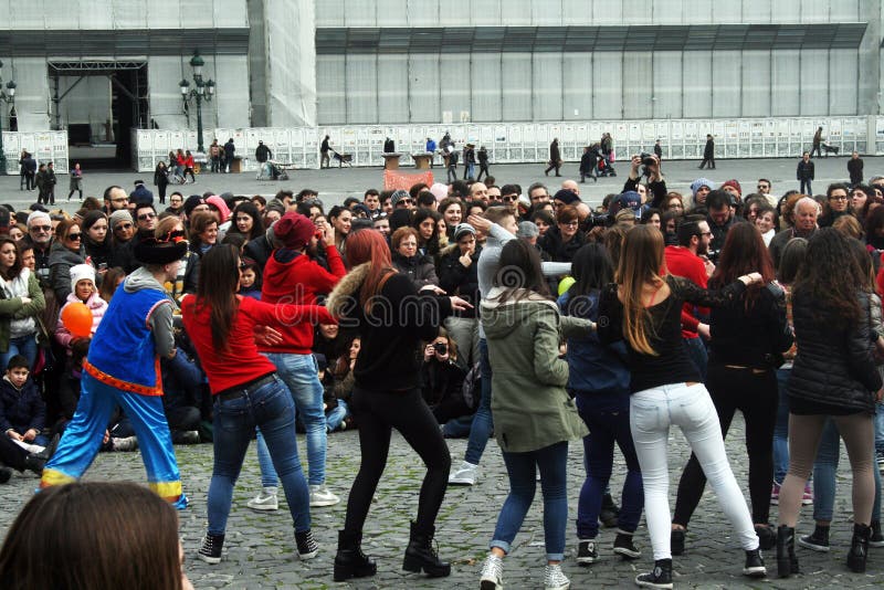 A flash mob editorial photo. Image of dancing, main, plebiscito - 69559566