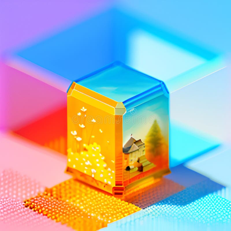 Three Dimensional Building Blocks, Decorative Toys, Metal Objects ...