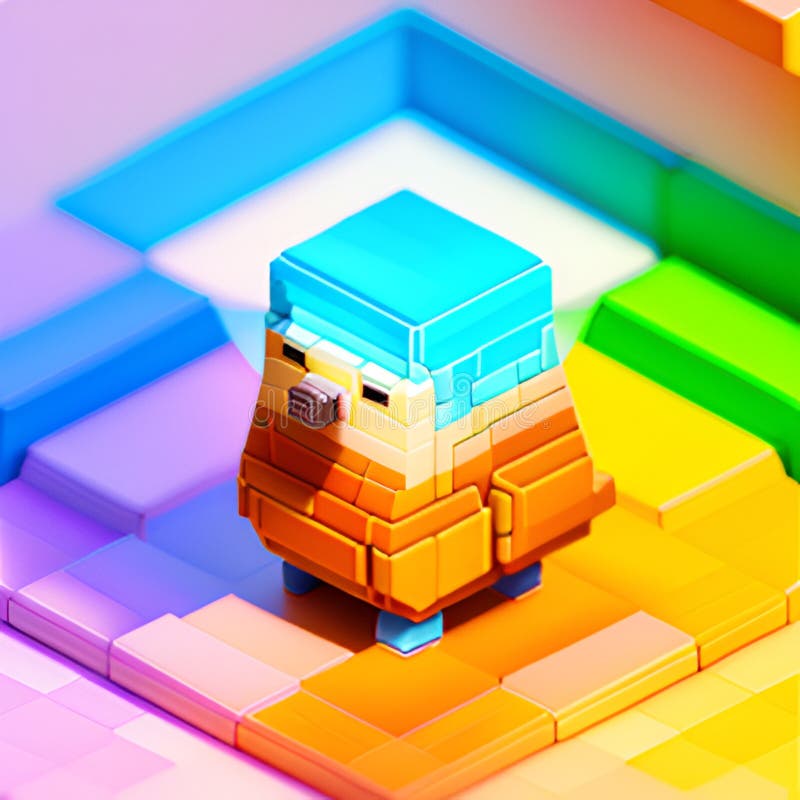 Three Dimensional Building Blocks, Decorative Toys, Metal Objects ...