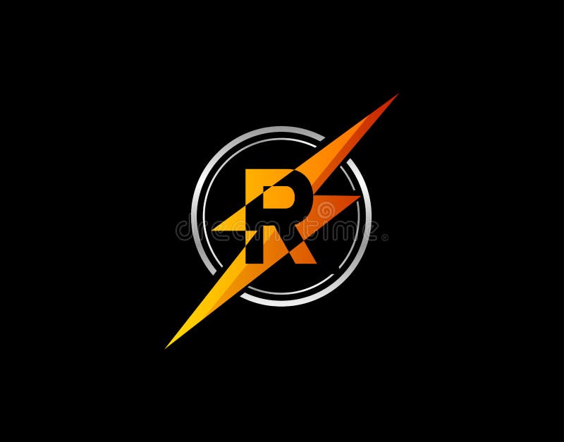 Thunder Letter R Logo Stock Illustrations – 114 Thunder Letter R Logo ...