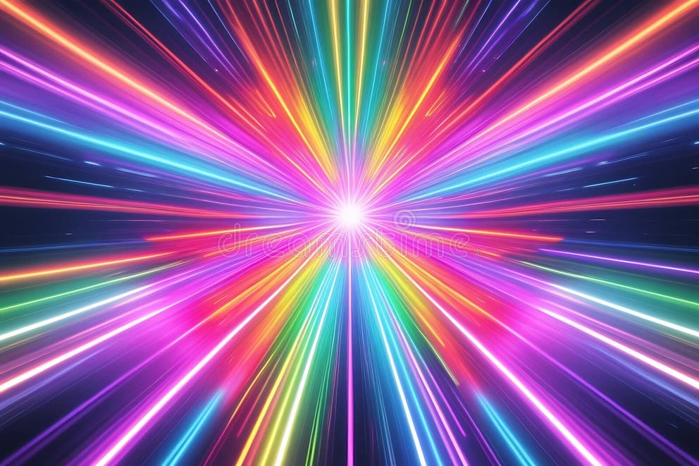 Flash Rainbow Abstract Colorful Background Design. Multi-colored ...