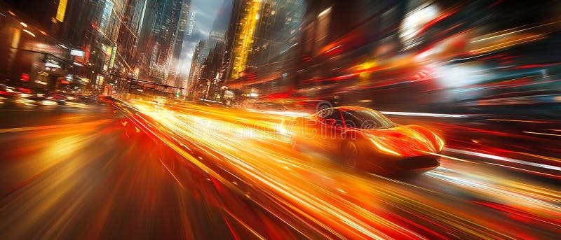 Flash S Time-Bending Sprint Stock Illustration - Illustration of ...