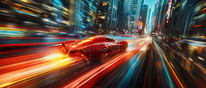 Flash S Time-Bending Sprint Stock Illustration - Illustration of ...