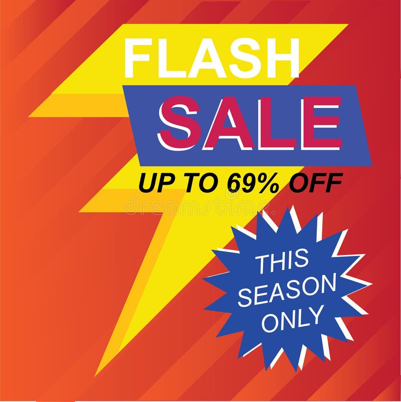 FLASH SALE 1212 Flash Sale Banner Template Design. Vector Illustration ...