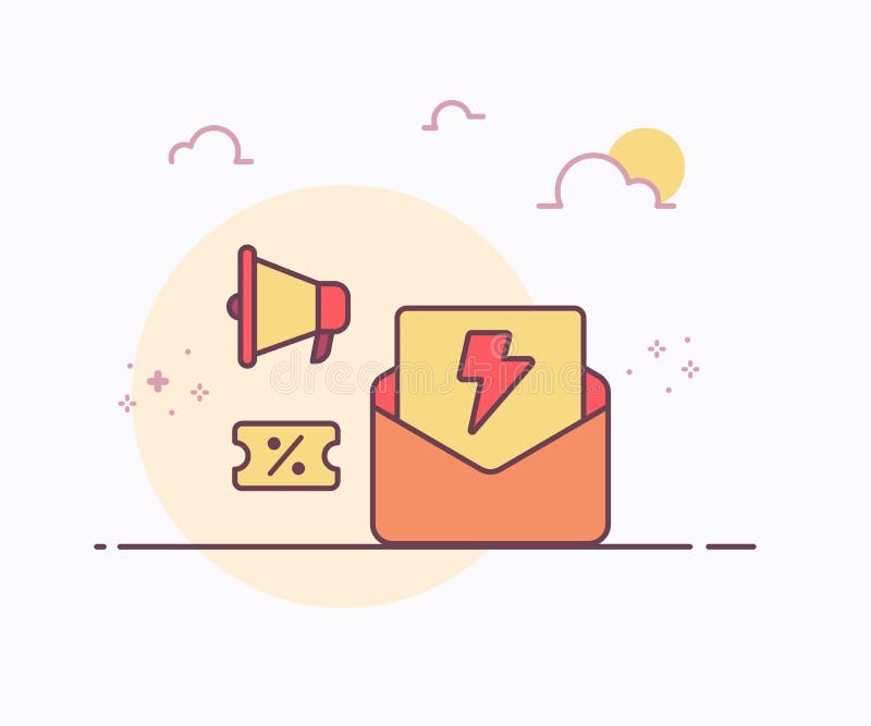 Voucher Solid Fill Outline Icon Design Illustration. Media Control ...