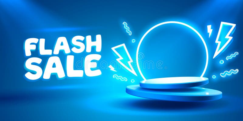 Flash Sale Event, Big Sale Offer, Poster Label. Vector Illustration ...