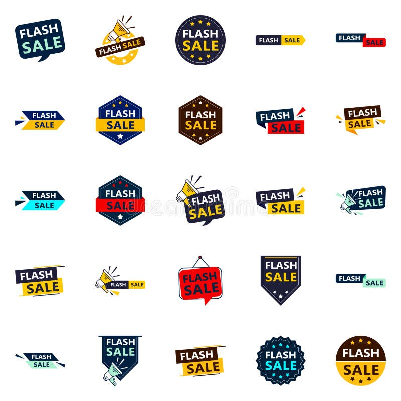 Flash Sale 25 Eye Catching Vector Designs for Increased Brand Awareness ...