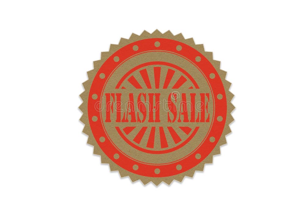 Flash sale stamp on paper stock illustration. Illustration of rubber ...