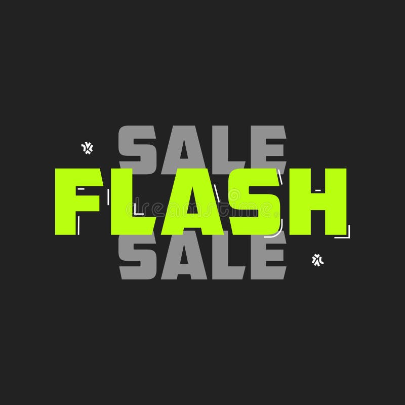 Flash Sale Sticker - Flash Sale Label - Flash Sale Logo Design Stock ...