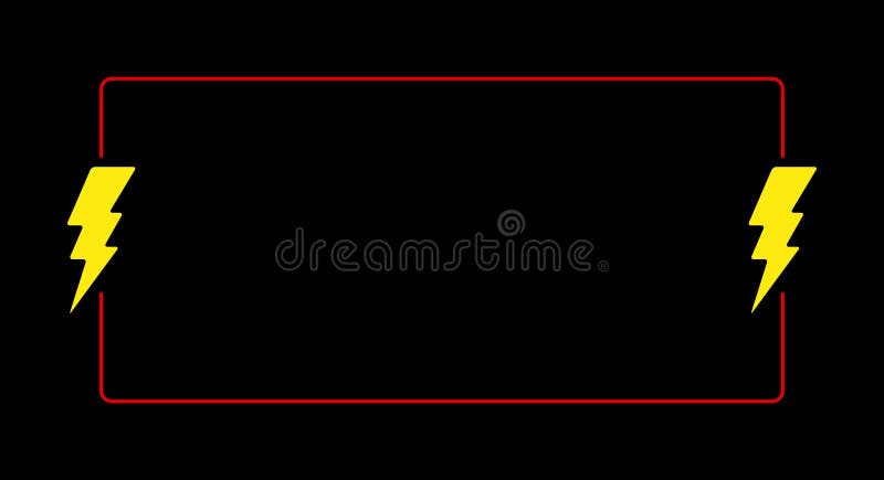 Lightning Text Box Stock Illustrations – 382 Lightning Text Box Stock ...