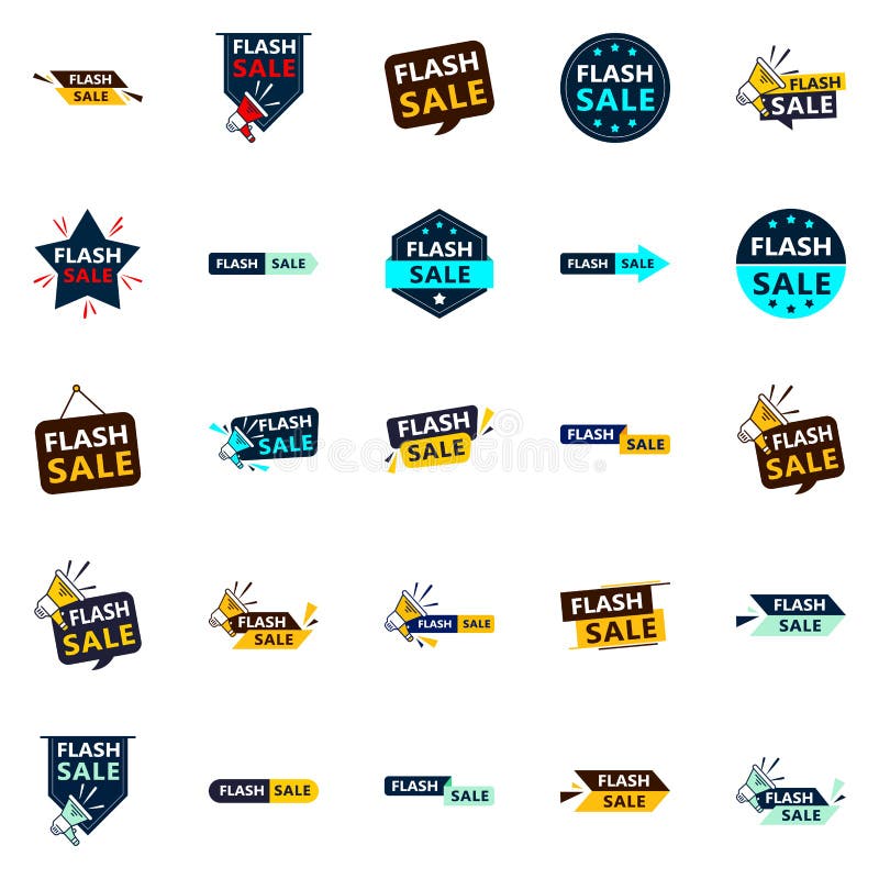 The Flash Sale Vector Collection 25 Flexible Designs for Your Next ...