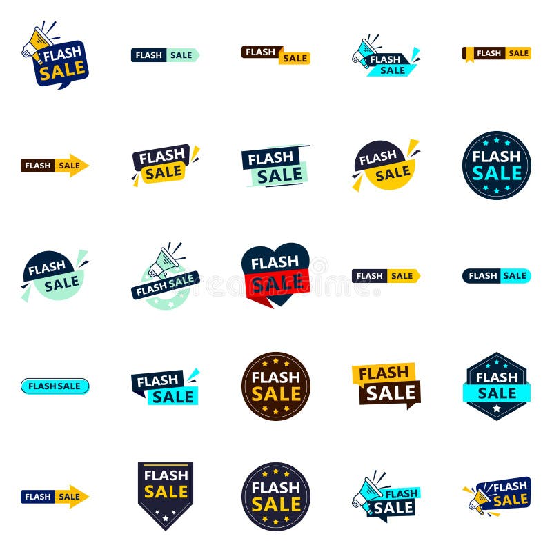 Flash Sale 25 Versatile Vector Banners for All Your Marketing and Sales ...