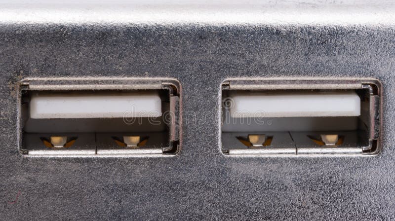 Flash Socket Close-up Macro Stock Image - Image of dongle, network ...