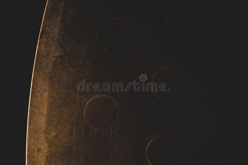 Flash Splash Cymbal Of A Drum Set, Macro Close Up Portrait Stock Photo ...