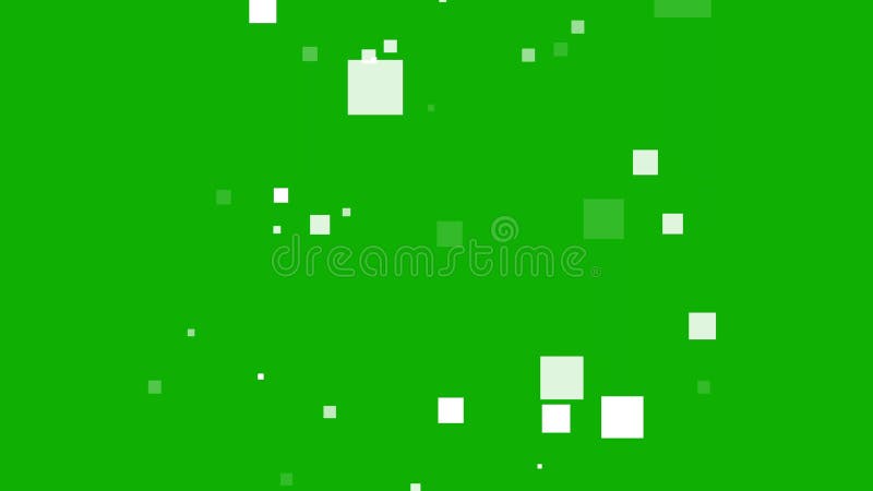 Digital Square Shapes Pattern Motion Graphics with Green Screen ...