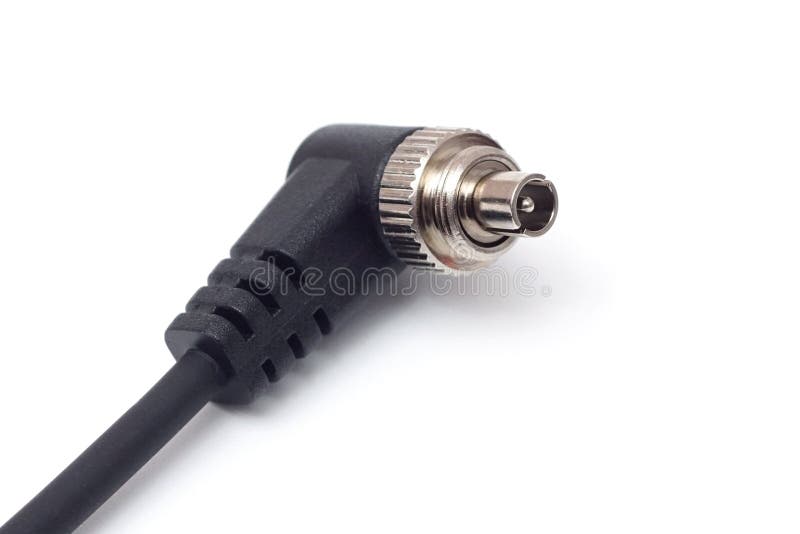 Flash sync cable stock photo. Image of cable, trigger - 123228620