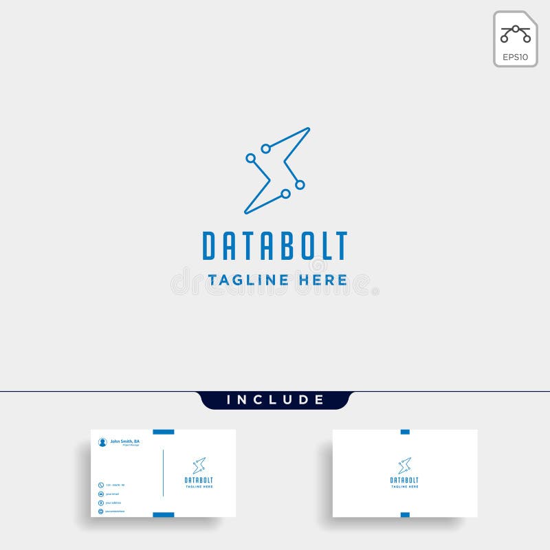 Flash Thunder Internet Logo Design Vector Power Connection Symbol Sign ...