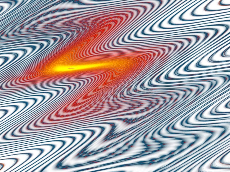 Flash Wave Lines. Motion Graphics Fire Flow Template Stock Illustration ...