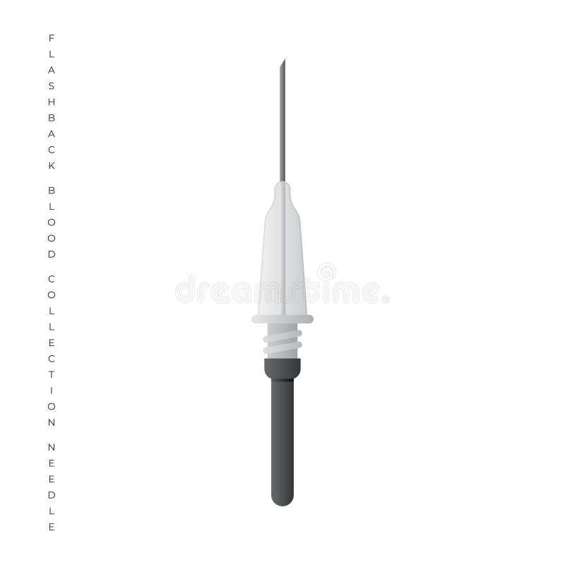 Vacuum Blood Collection System Infographic Elements. Vacuum Blood Tube ...