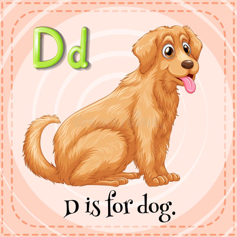 Letter D Cartoon Dog Stock Illustrations – 231 Letter D Cartoon Dog ...