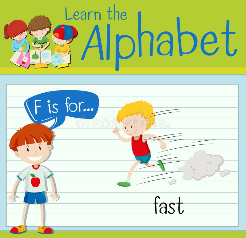 Flashcard Letter F Fast Stock Illustrations – 135 Flashcard Letter F ...