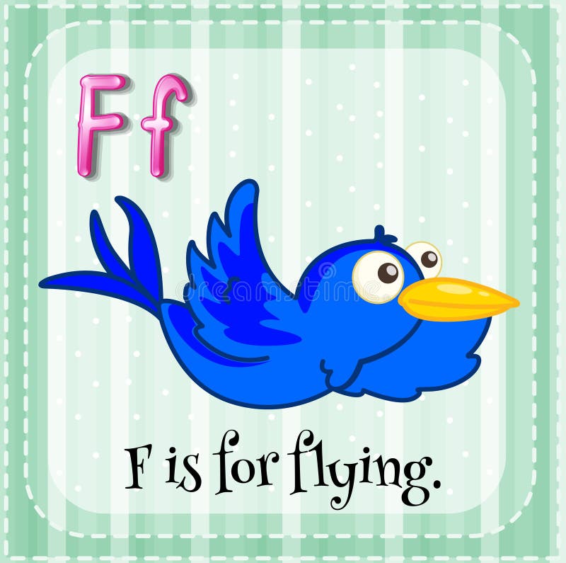 Flashcard Letter F Stock Illustrations – 298 Flashcard Letter F Stock ...